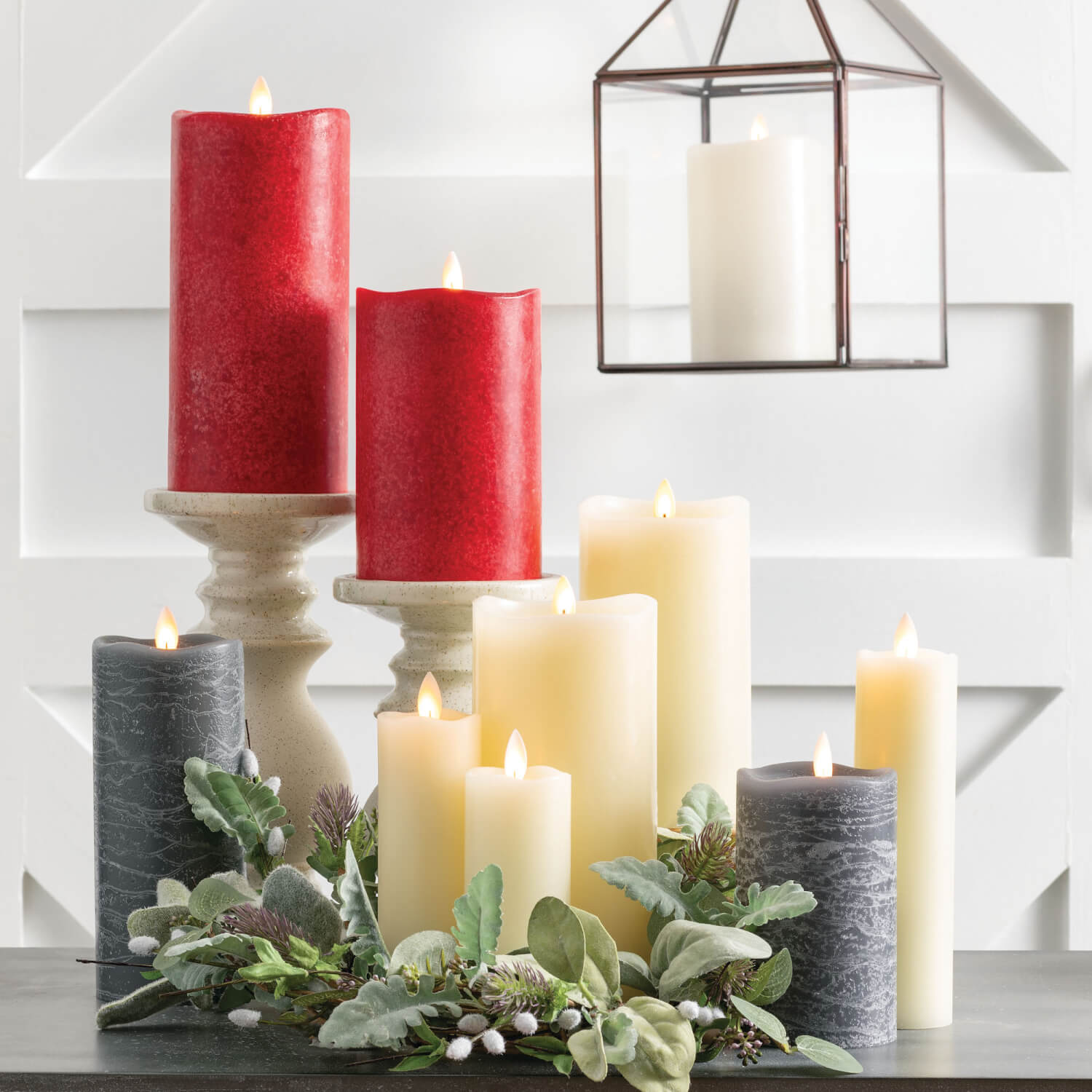 Slim Pillar LED Candles – Ginger's Uptown